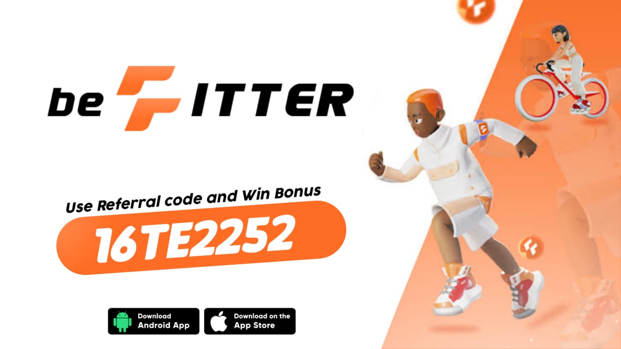 beFITTER App Referral Code: Get 2 BUSD FREE | Walk & Earn