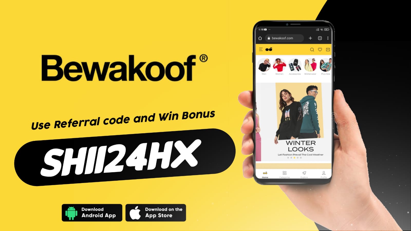 Bewakoof Referral Code: Get FREE Rs.100 In Your Wallet