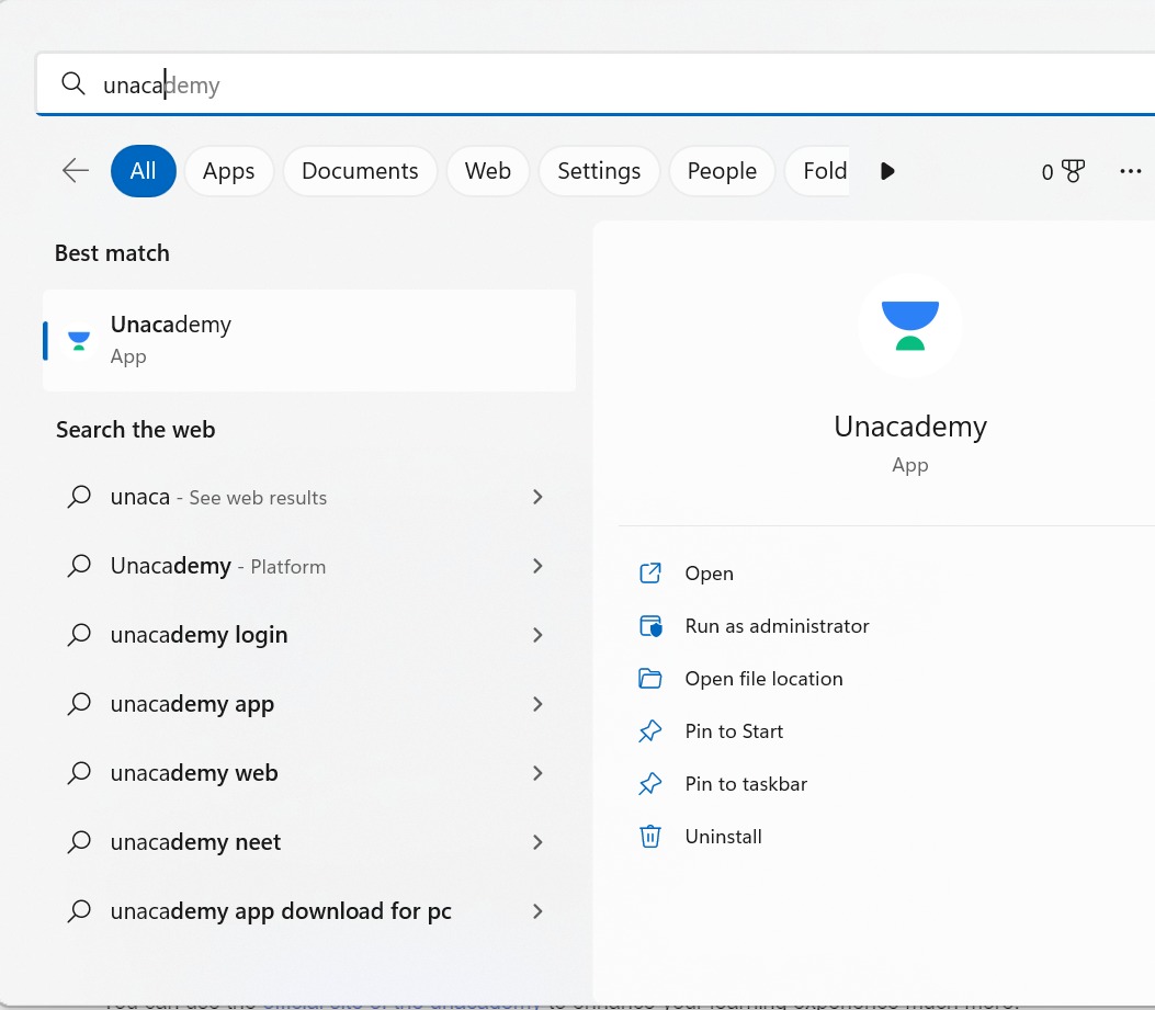 Unacademy App For PC | Windows 7/10/11 Official Download
