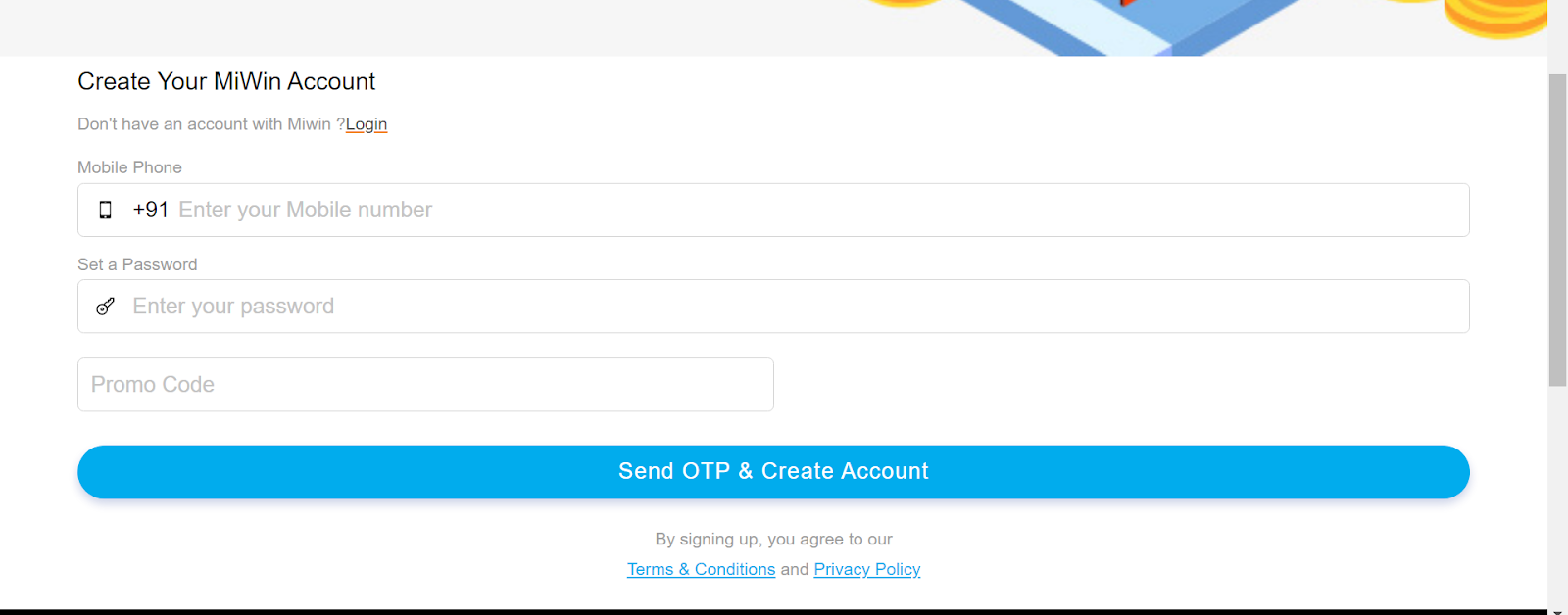 Latest MiWin referral code - Indian Hot Deal