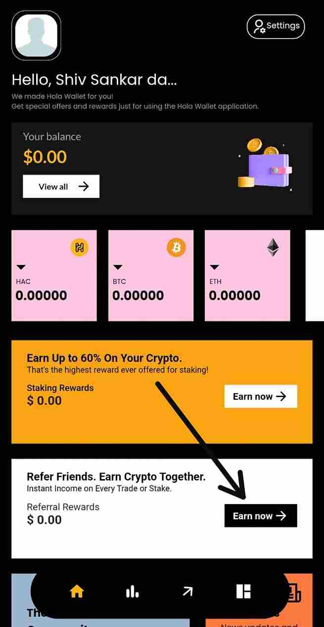 Hola Coins Referral Code: indianHotDeal | Get 1$ Signup Bonus