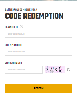 BGMI Redeem Codes Generator | Get Free UC, Skin, Outfit
